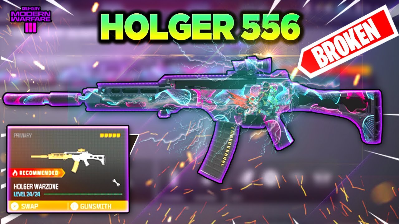 The *NEW* BEST HOLGER 556 CLASS FOR WARZONE (Class Setup) #SoaRRC MW3 ...