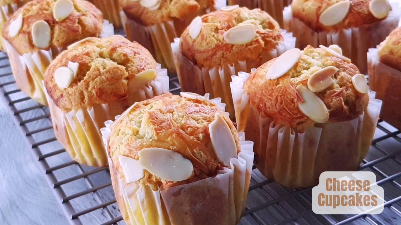 Kek Cawan Keju | Cheese Cupcakes - YouTube
