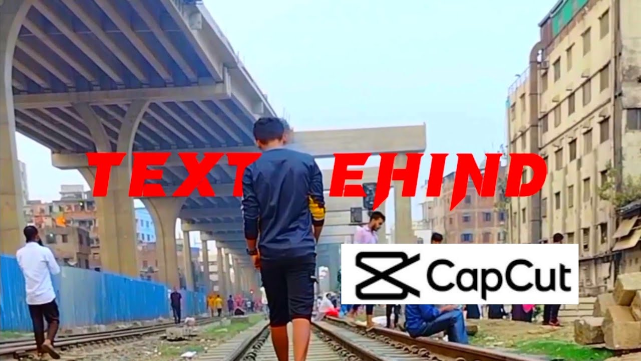 Text Behind Person Effect. Capcut Tutorial. - YouTube