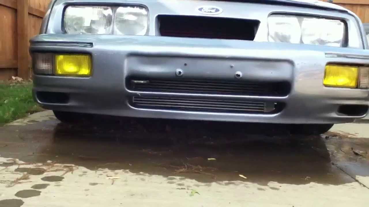 Sierra RS Cosworth Bumper Factory Fittiment Merkur XR4Ti - YouTube