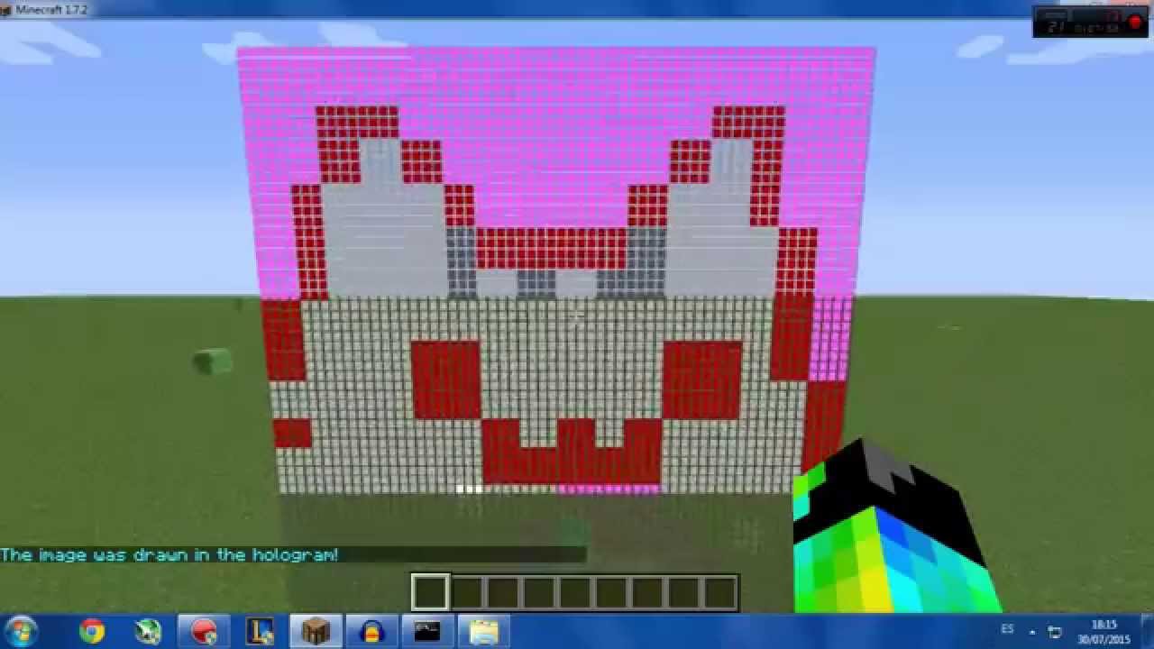 Cómo crear Hologramas en Minecraft Holograpic Displays Plugin Tutorial ...