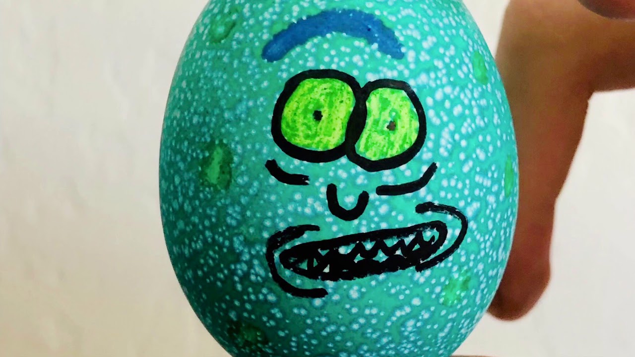 I made Pickle Rick for Easter - YouTube