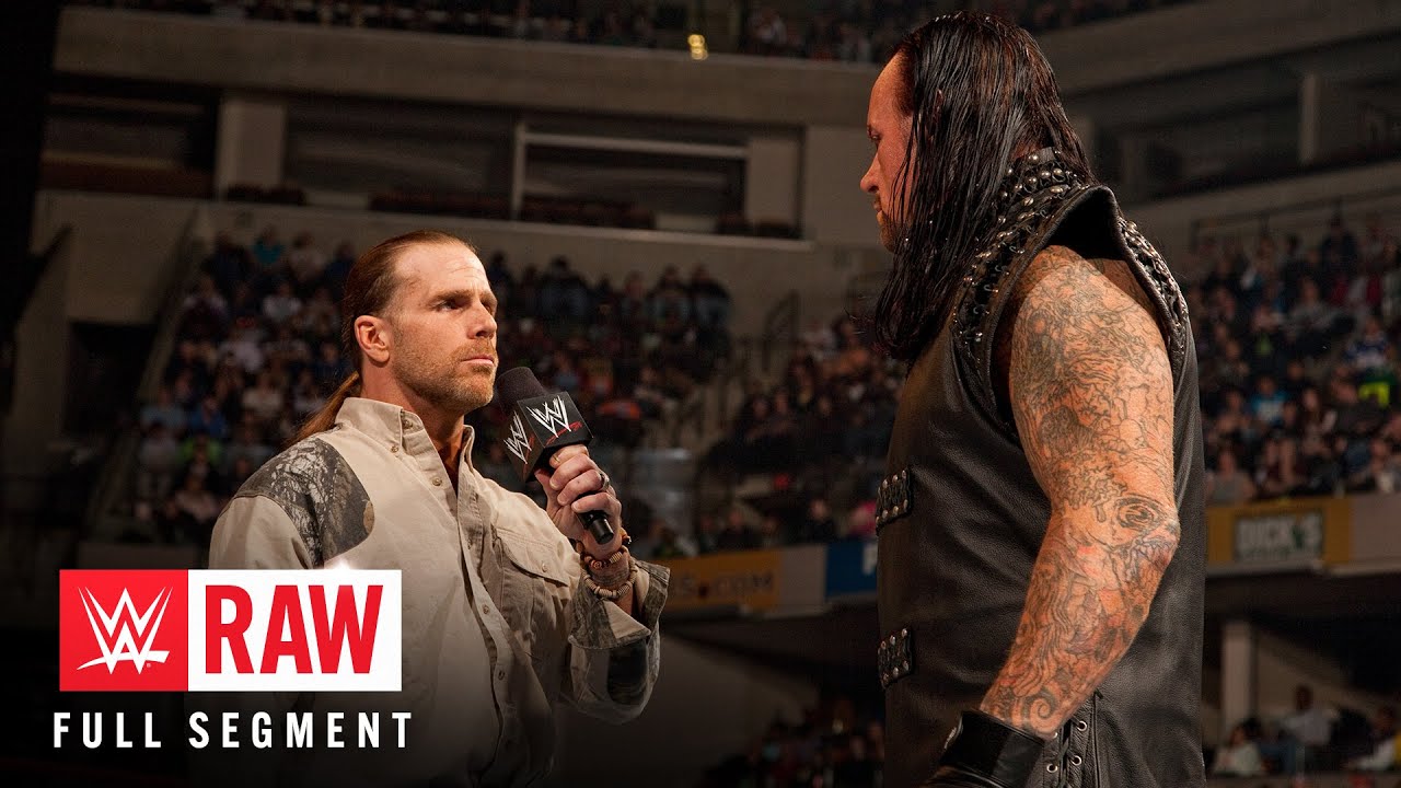 FULL SEGMENT — Undertaker challenges Michaels to put his career on the ...