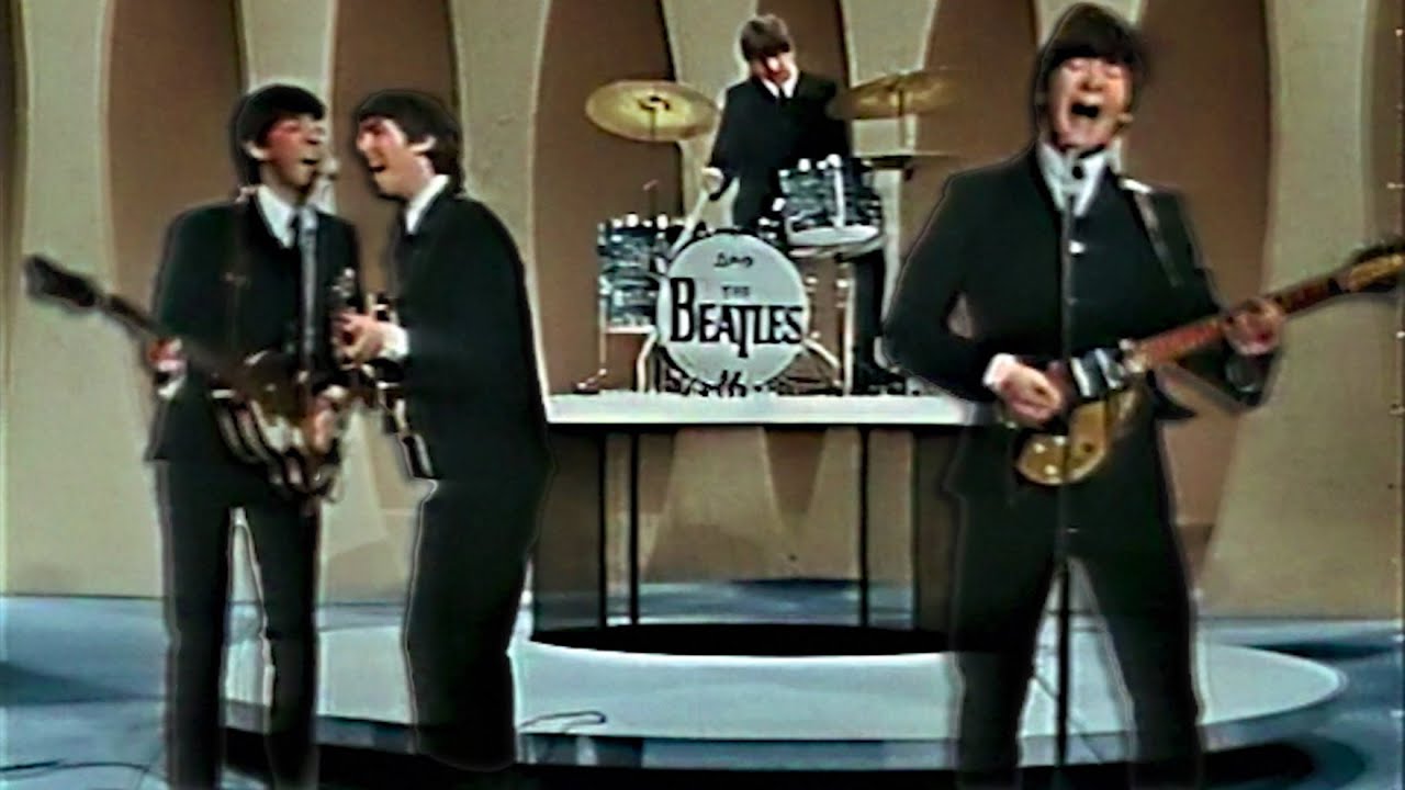 (2K Color) The Beatles - The Ed Sullivan Show - ( *COLOR* FULL SHOW ...