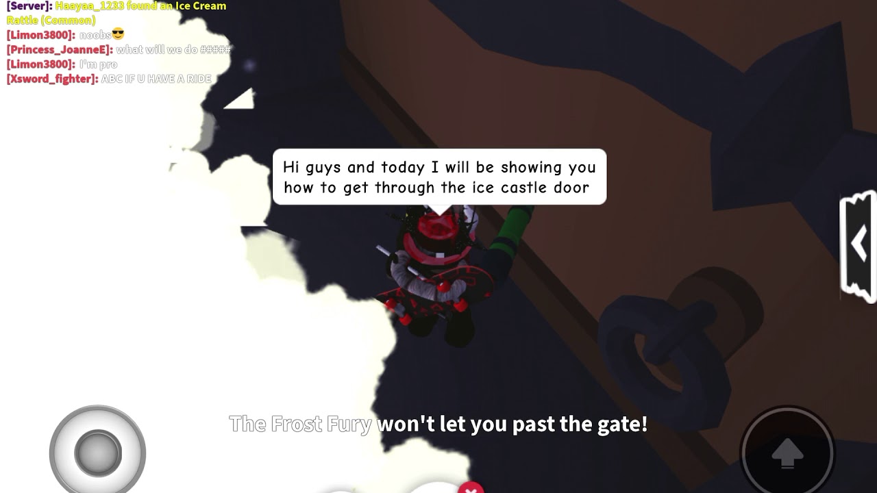How to get through the ice castle door!!! - YouTube
