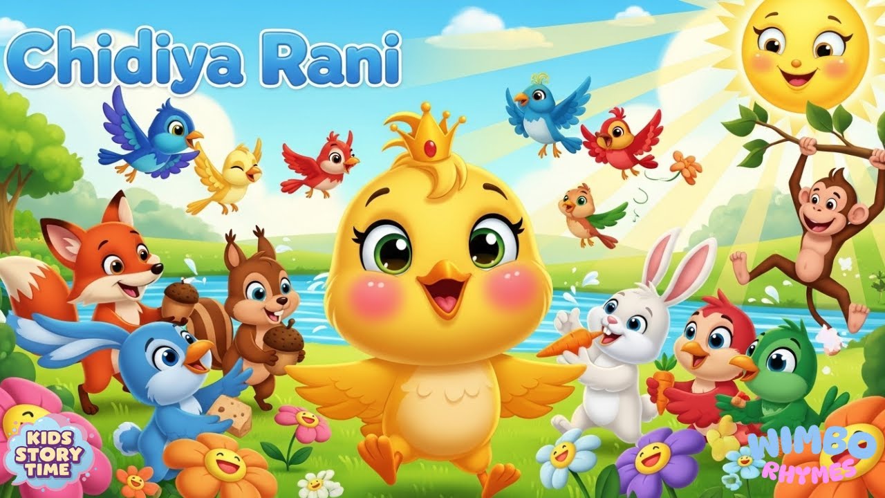 "Chidiya Rani | Sab Se Acchi Pyaari Chidiya Ki Kahaani for Kids ...