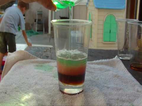 Seven Layer Density Column - YouTube
