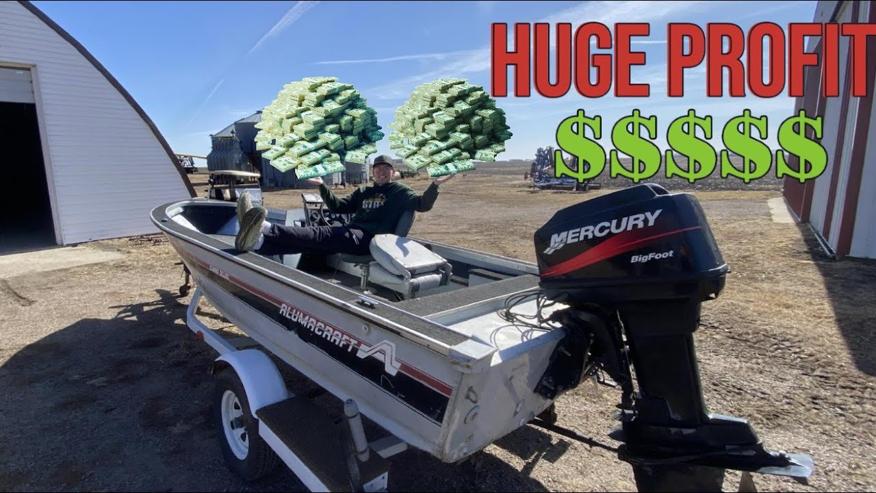 Paying off my student loans by FLIPPING BOATS! - YouTube