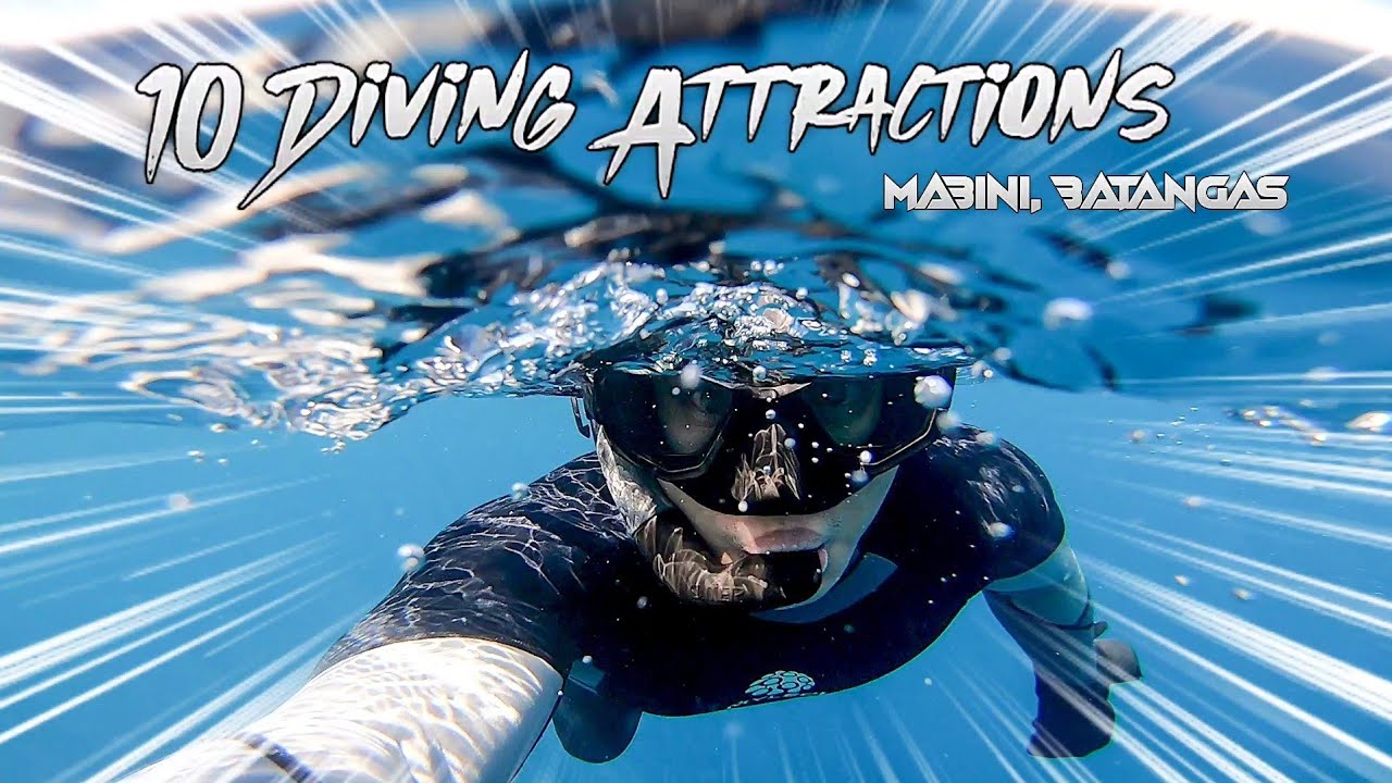 10 Diving Attractions in Mabini, Batangas | VLOG 23 | ADVENTURE - YouTube