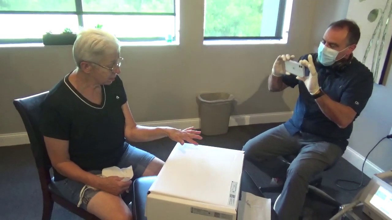 Woman gets relief in less than 2 minutes after using the stem cell ...