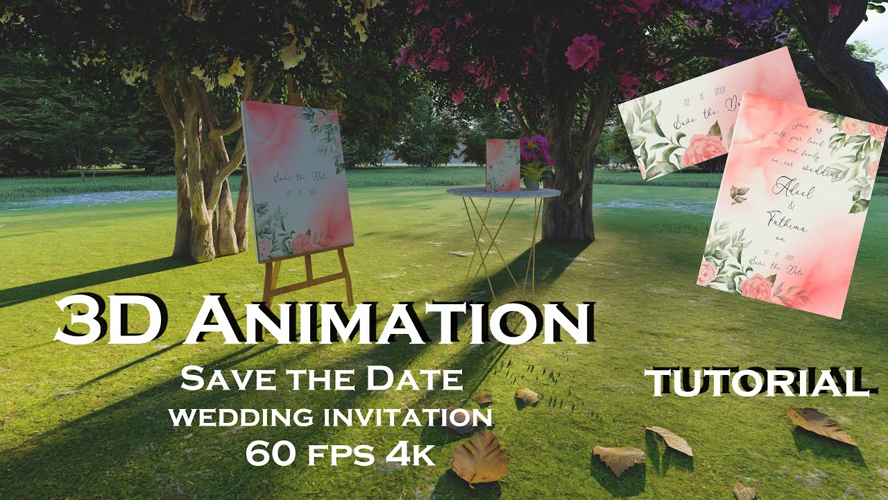 Save The Date 3d Animation