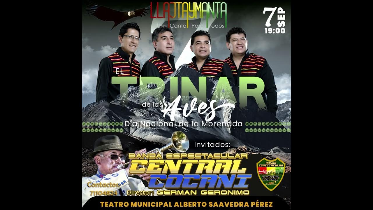 INVITACIÓN DÍA NACIONAL DE LA MORENADA 2022 - LLAJTAYMANTA & BANDA CENTRAL COCANI EN CONCIERTO ...