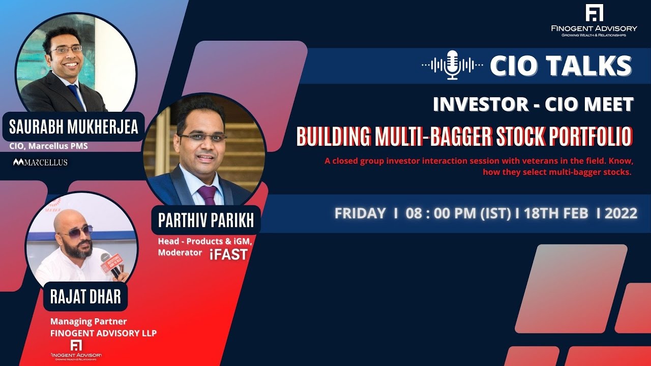 CIO - Building Multi-Bagger Stock Portfolio | Rajat Dhar | Saurabh ...