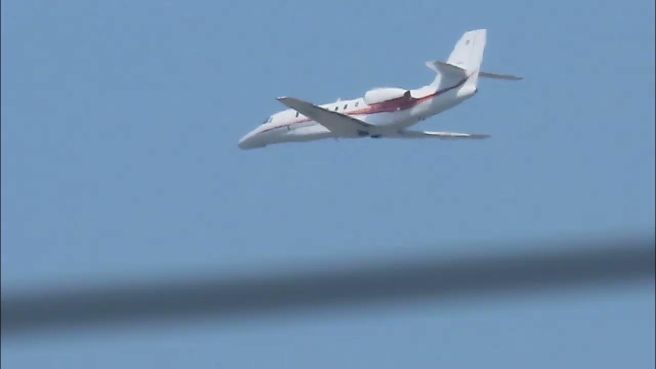 朝日航洋JA04AA（Cessna 680 Citation Sovereign※C680）襲来②2023年5月4日（木・祝日）【愛知県警航空隊に協力？】 - YouTube