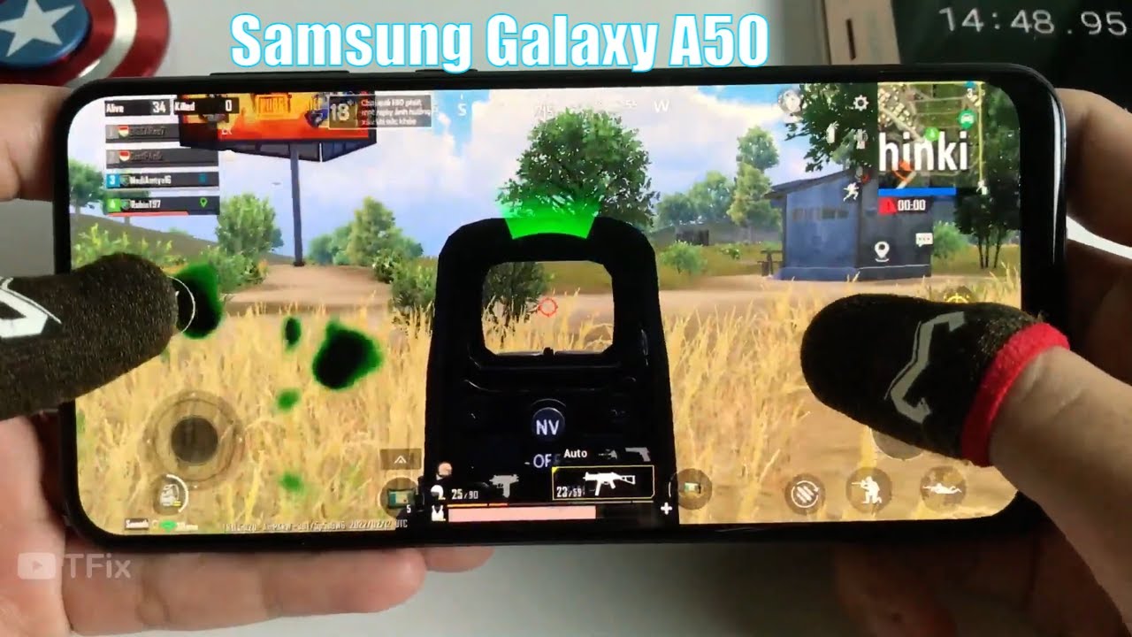 Samsung Galaxy A50 PUBG Mobile Test | Exynos 9610, 4GB - YouTube