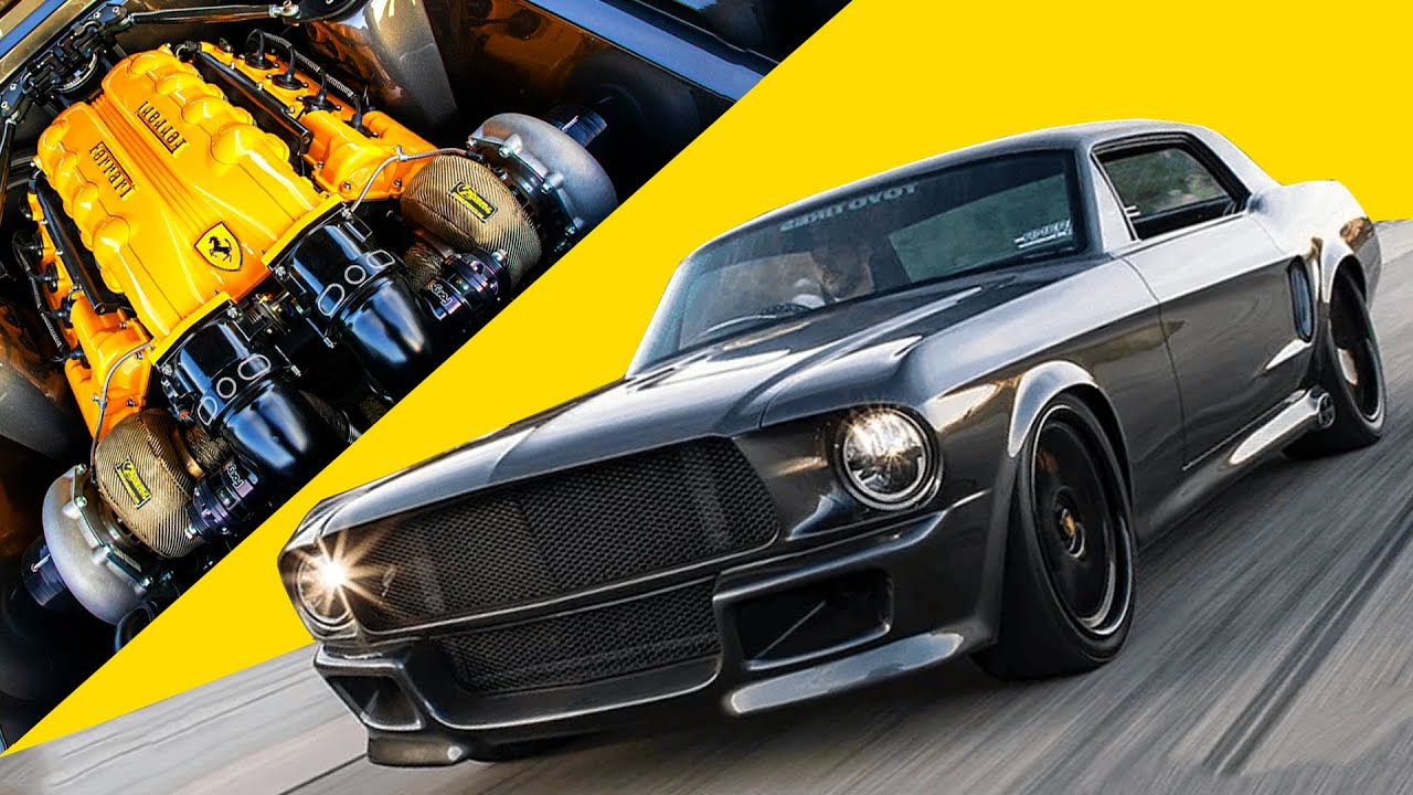 EL MUSTANG CON MOTOR V8 DE FERRARI - YouTube