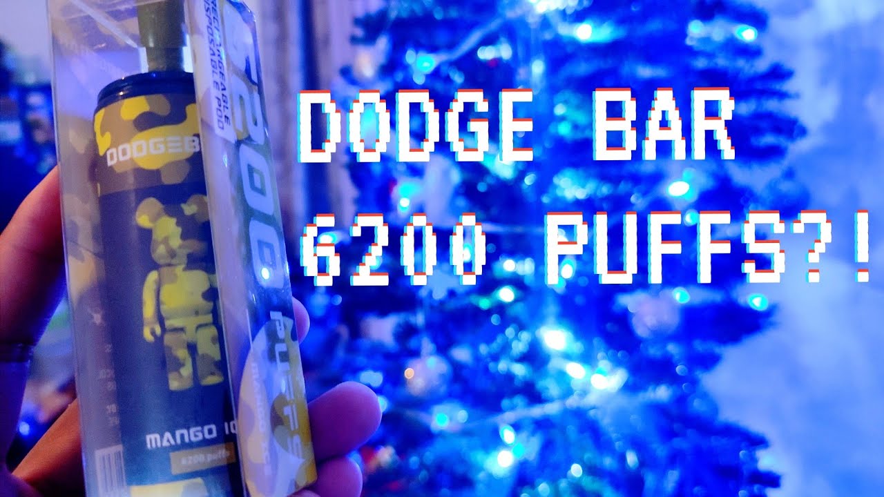 DODGE BAR DISPO 6200 PUFFS - YouTube