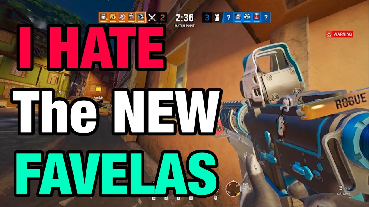 The *NEW* Favela Rework is AWFUL - Rainbow Six Siege - YouTube
