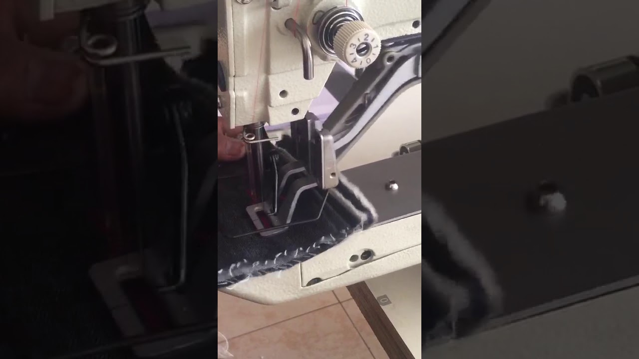 SAKURA-STITCH S-430D Bartacking Machine - YouTube