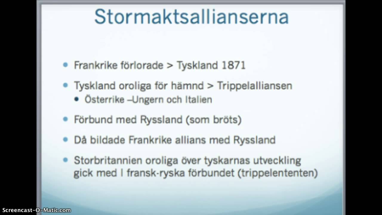 Orsaker till Första världskriget - YouTube