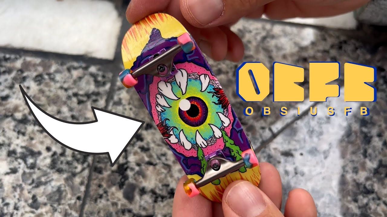 MONTEI UM FINGERBOARD! Obsius FB! - YouTube