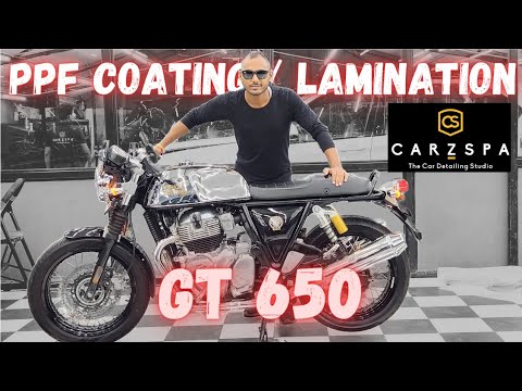 Paint Protection Film (PPF coating) | Continental GT 650 2023 | 6000rs. 😱 worth it? - YouTube