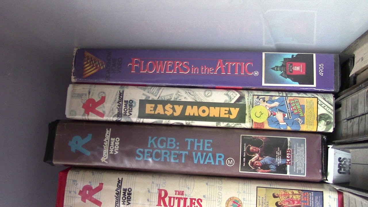 Tub 5 of 6 of VHS and Beta ex rental tapes that need to sell soon - YouTube