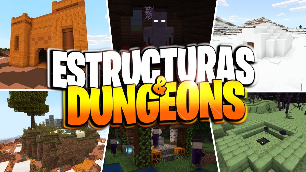 ADDON [MOD] DE NUEVAS ESTRUCTURAS Y DUNGEONS"2.3" PARA MINECRAFT PE 1. ...