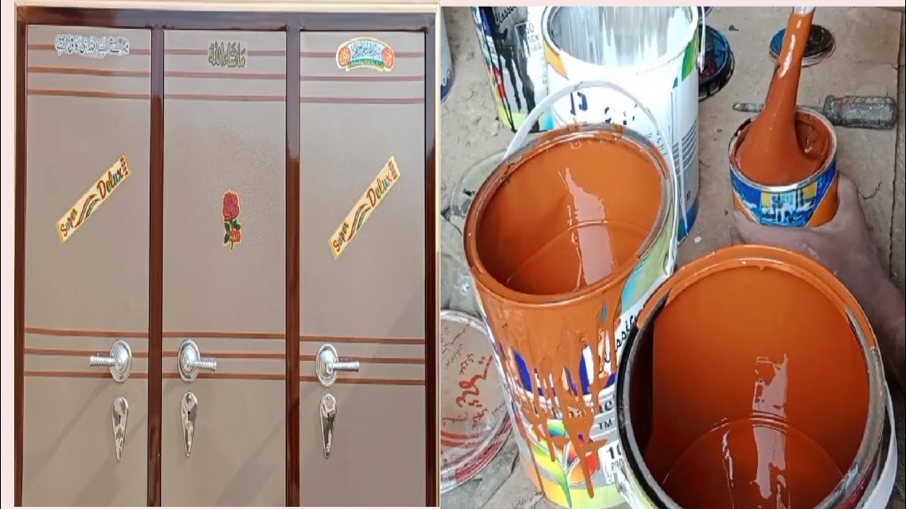 How to Paint Safe Almari | Safe Almari paint krny ka tarika # ...
