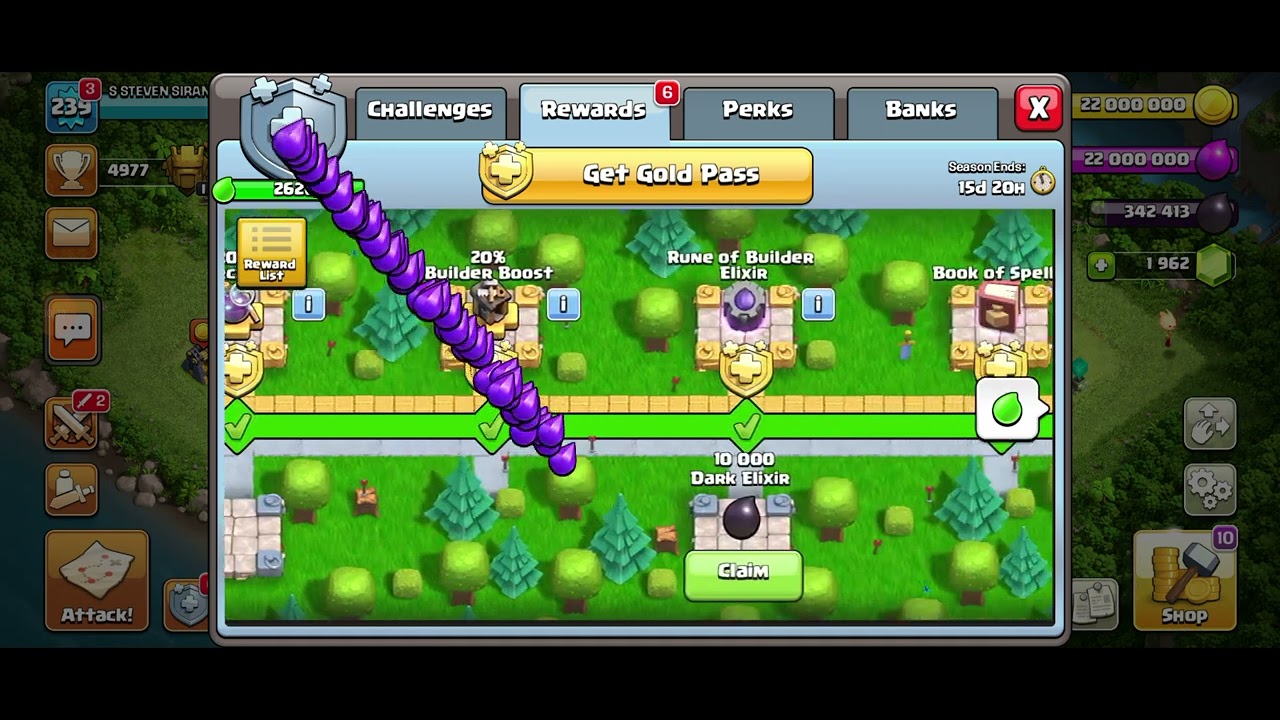 Collecting All 20 Rewards in COC CHALLENGE | #coc #clashofclans - YouTube