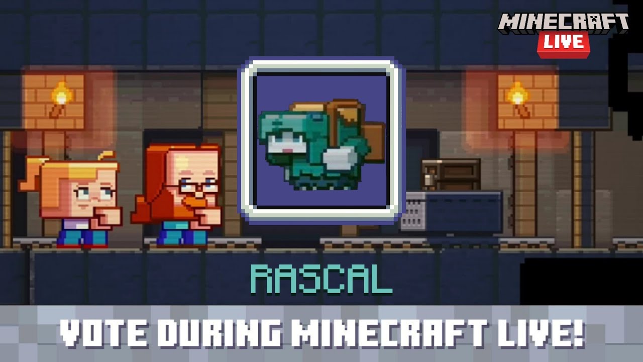 Minecraft 1.20 - Vote for the RASCAL (Minecraft Live 2022) - YouTube