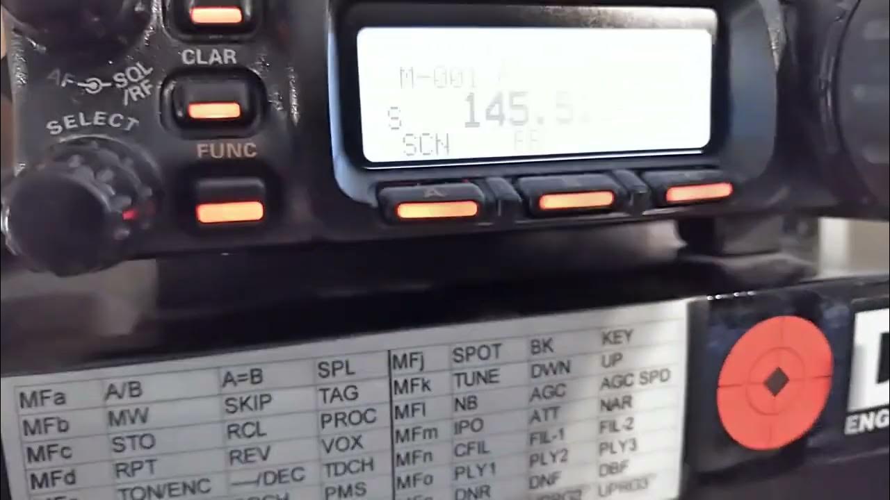 First operations of the SA828 walkie-talkie module. - YouTube