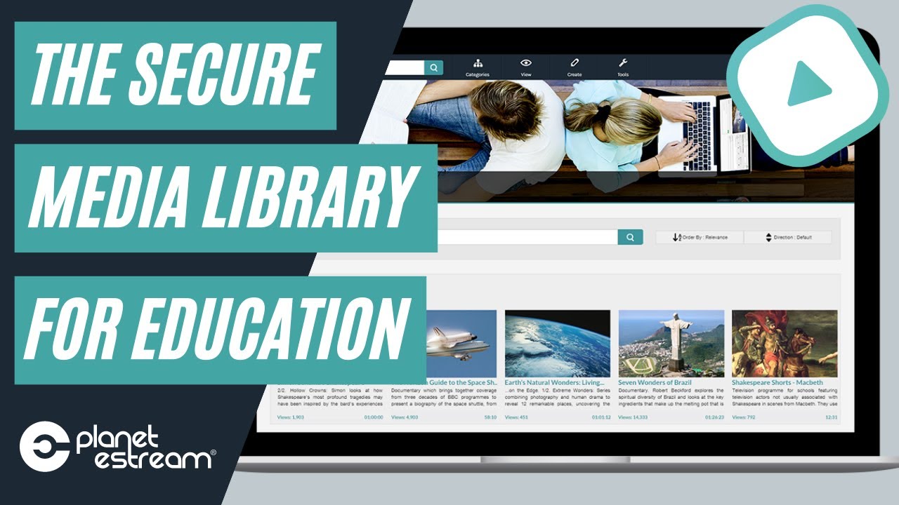 Secure Media Library | Planet eStream - YouTube