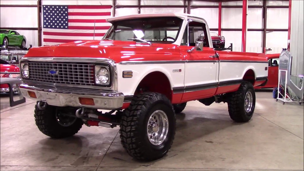 1972 Chevrolet K20 Orange - YouTube