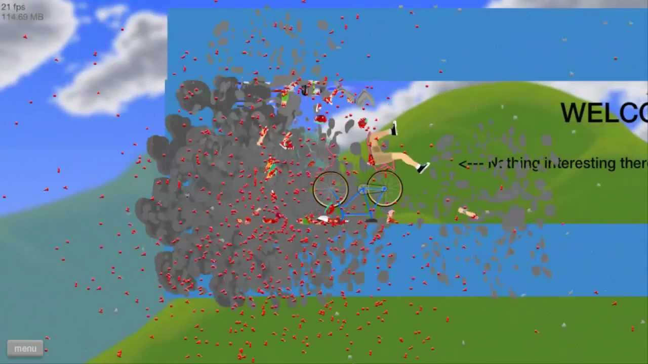 Happy Wheels - Part 1: Blood...... BLOOD EVERYWHERE! - YouTube