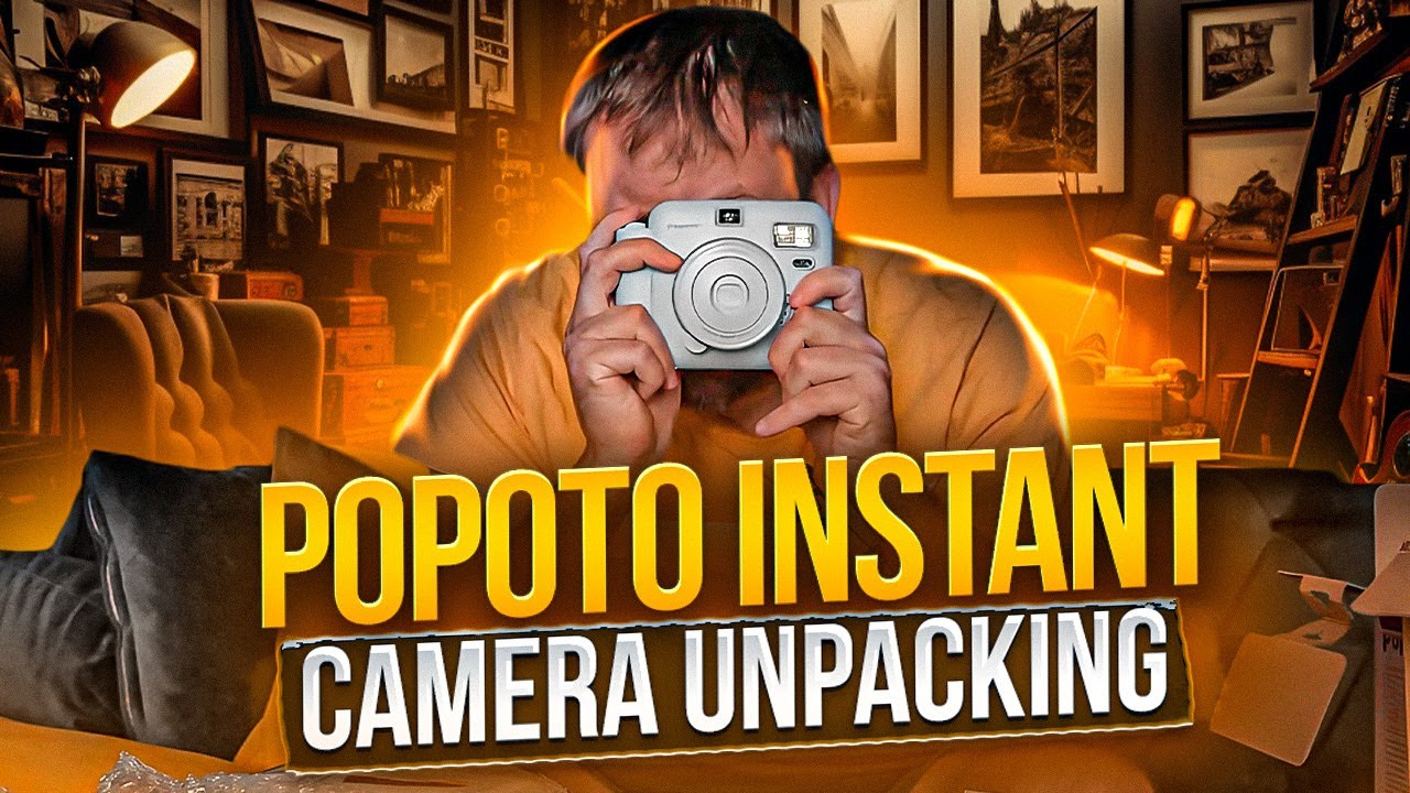 Popoto instant camera unpacking - YouTube