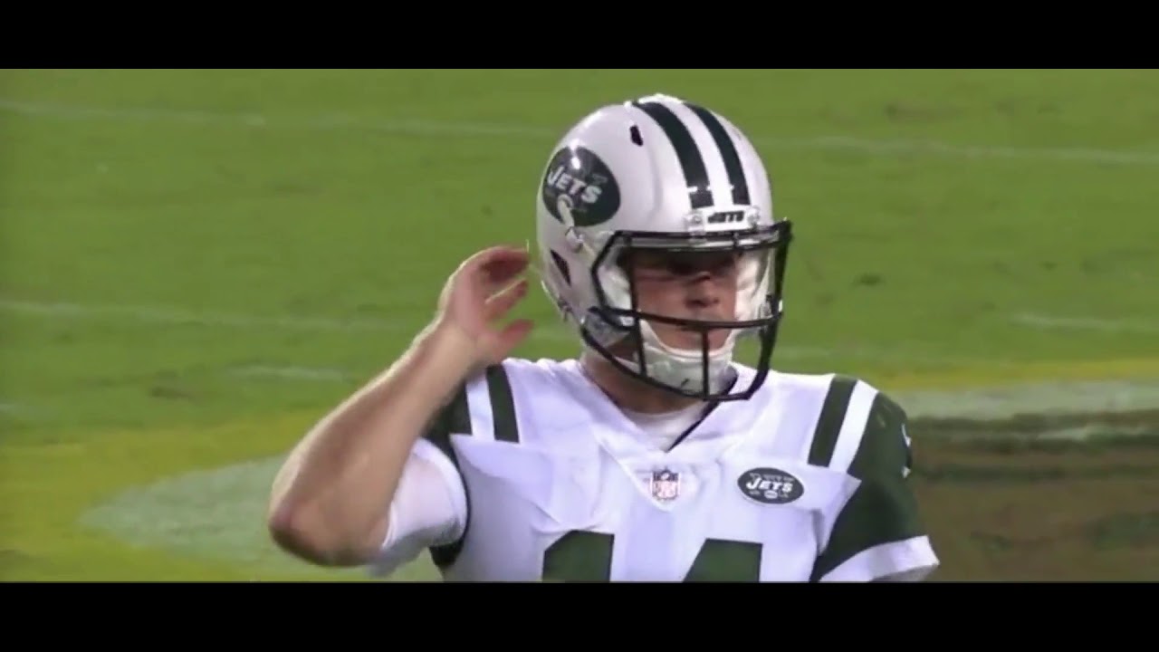 sam darnold interception vs redskins - YouTube