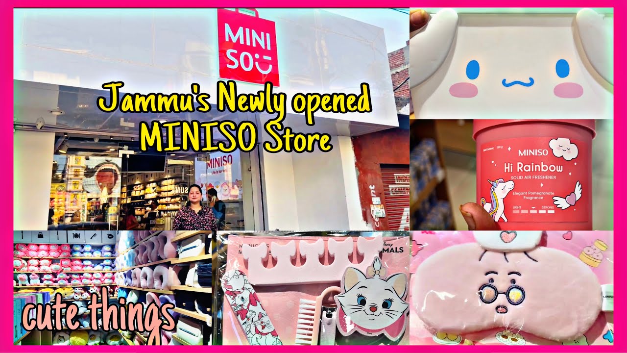 Jammu Newly opened MINISO Store♥️cute things #miniso #viral #video # ...