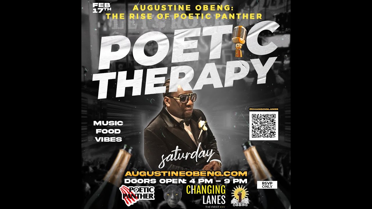 "Poetic Therapy" Presented By: Augustine Obeng. The Friends & Family ...