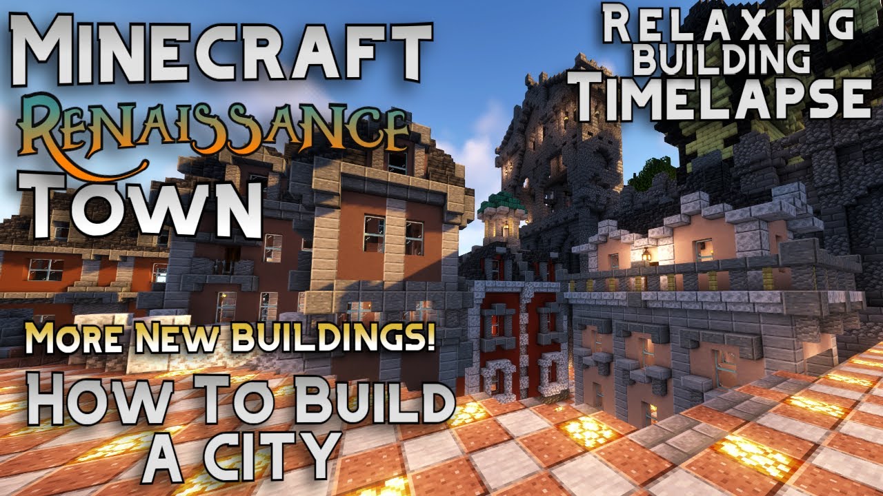 Adding More Buildings! - Minecraft Renaissance Town - YouTube