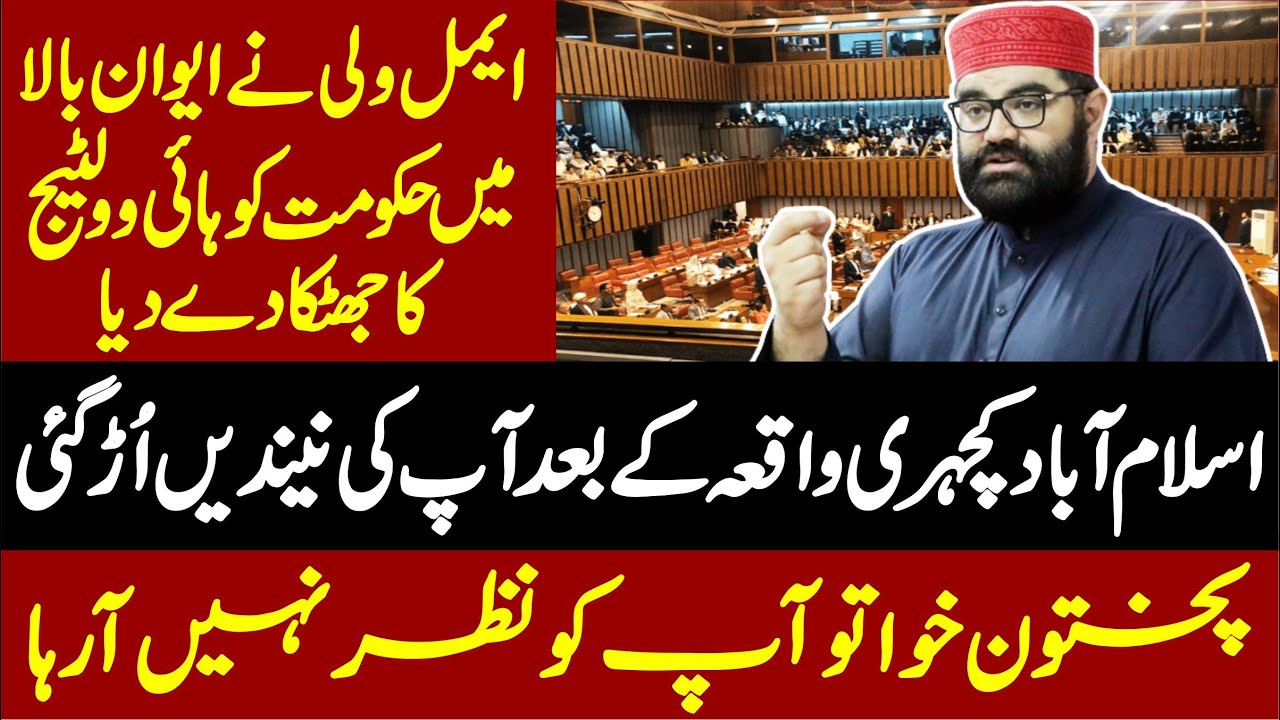 Aimal Wali Khan Fiery Speech In Senate Of Pakistan | Come Down Hard On ...