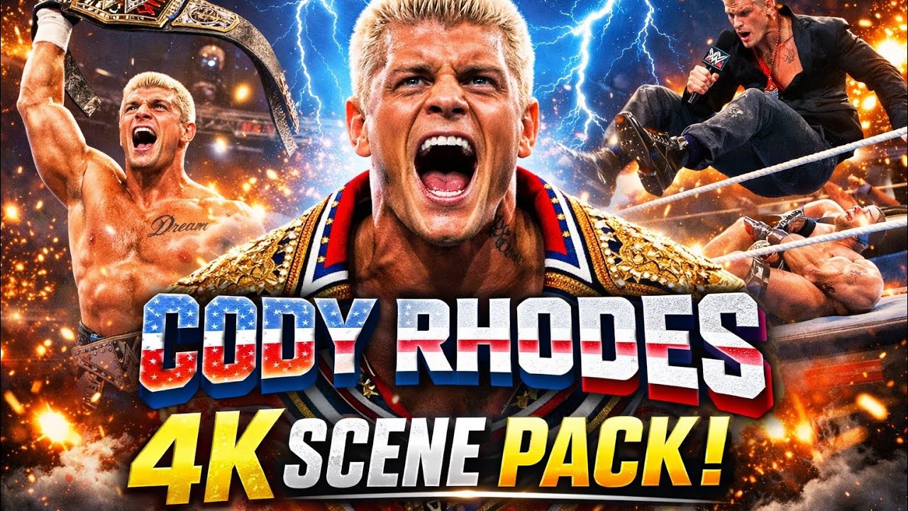Cody Rhodes ScenePack (4k)| Cody Rhodes Clips for editing - YouTube