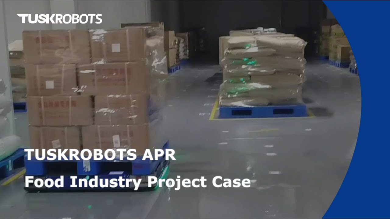 🔝TUSKROBOTS facilitates the automation upgrade of logistics in food ...