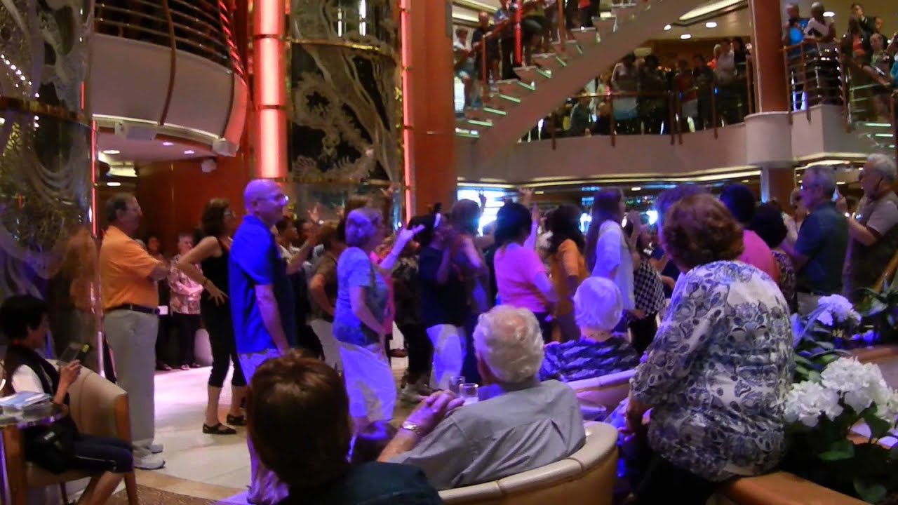 Party In the Atrium - Diamond Princess 2015 - YouTube