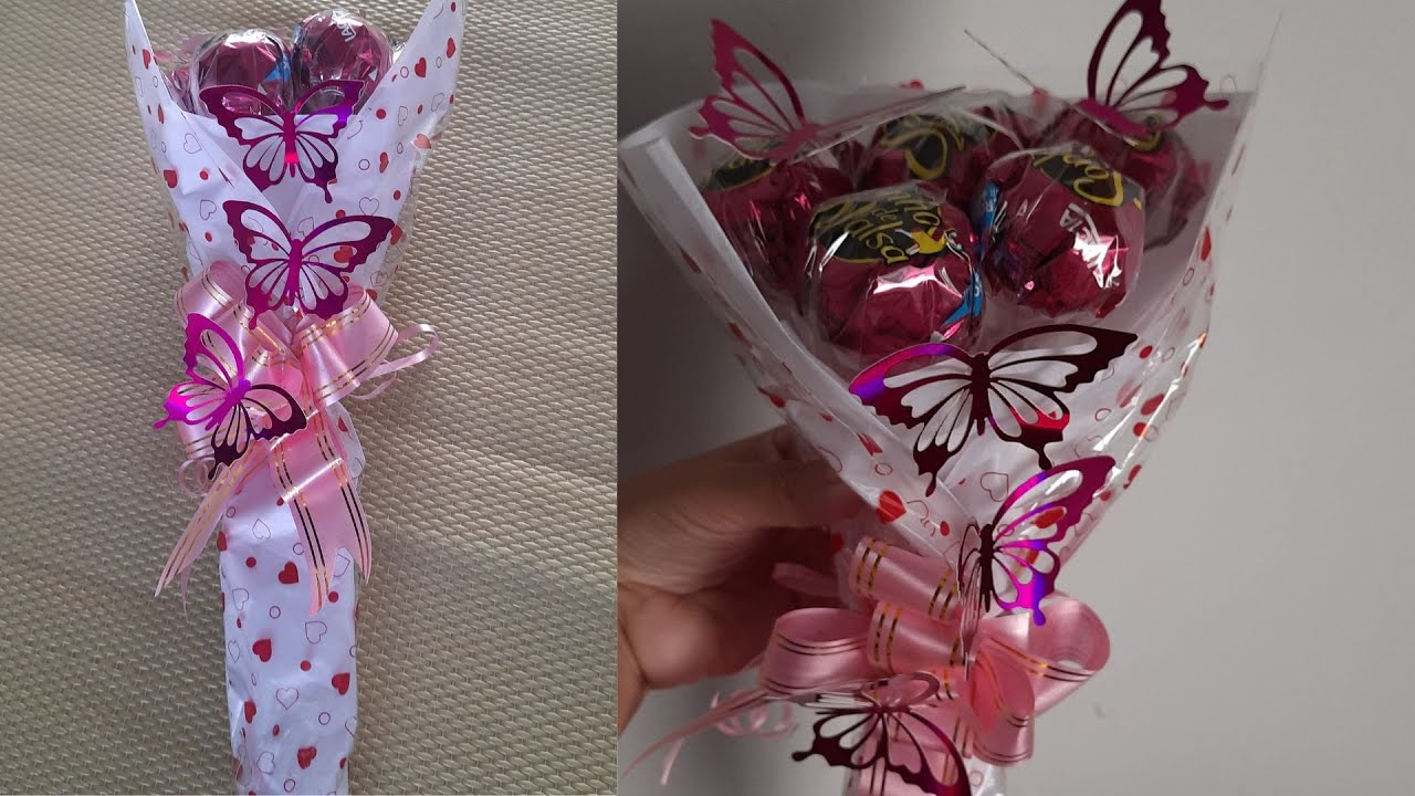 Dia dos Namorados 🌹 Buquê de Bombons Fácil e Barato. - YouTube