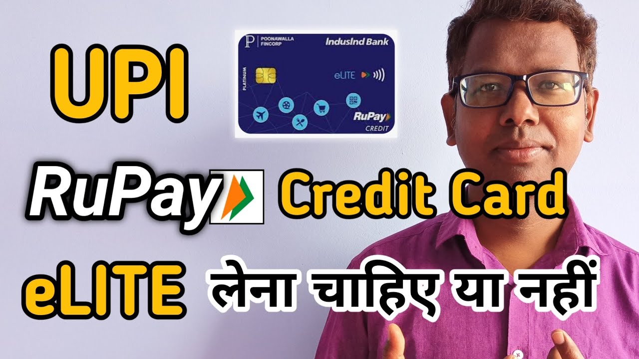 Indusind eLITE Rupay Credit Card | Lifetime free Credit Card | Indusind ...