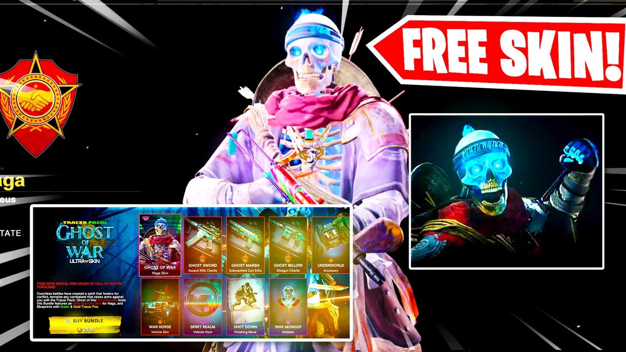 NEW FREE GHOST OF WAR BUNDLE SHOWCASE-(TRACER PACK GHOST OF WAR ULTRA ...