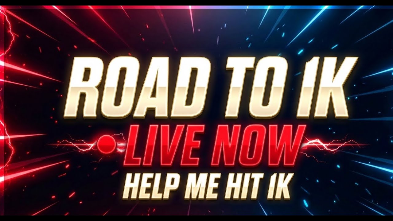 🔴 LIVE: Can we hit 1,000 SUBS today? 😱 (Live Stream Giveaway?) ROAD TO ...