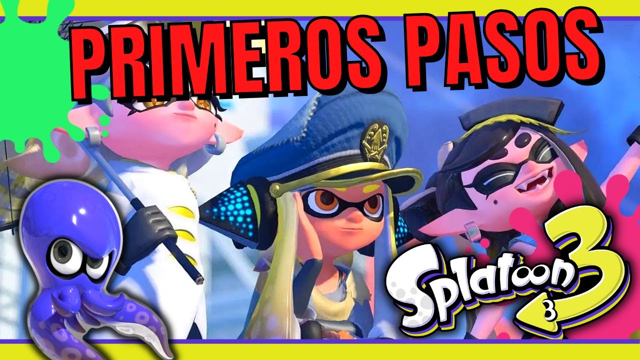 🎨🐙 PRIMEROS PASOS en SPLATOON 3 para NINTENDO SWITCH Gameplay Español ...