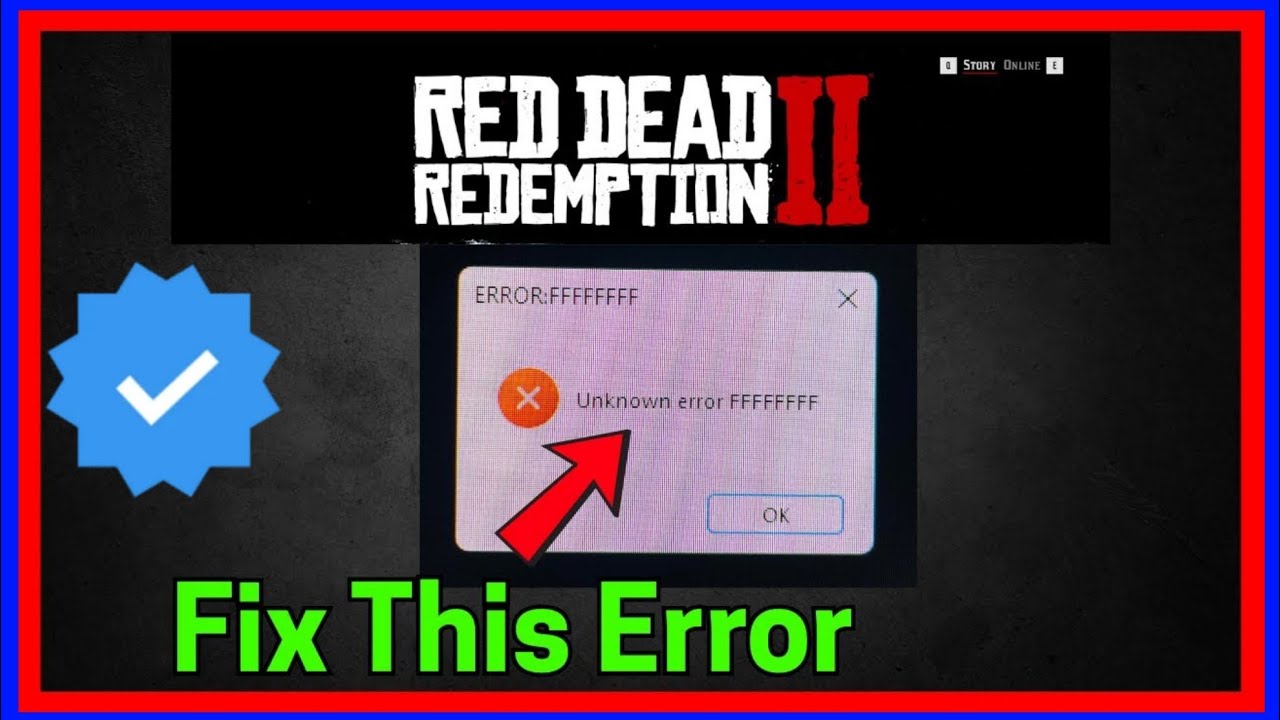 Fix RDR2 Error FFFFFFFF Instantly 🔥 - YouTube